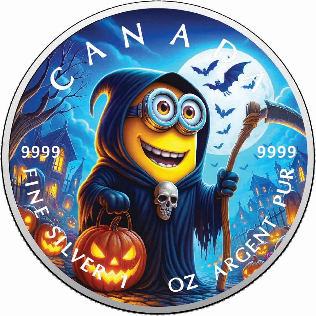 2026 Canada 1oz 9999 Silver BU Grim-ion Harvester of Howls Colourized ...