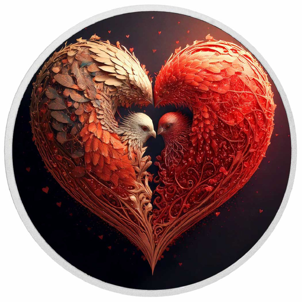 Heart of Feathers 1oz Silver Coloured Coin – Arverni Mint