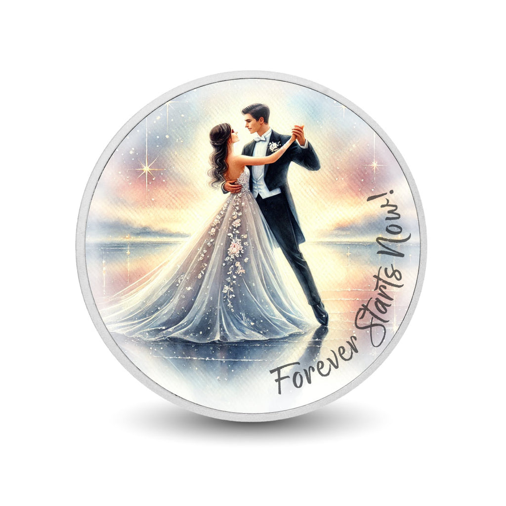 Forever Starts Now - First Dance Magic 1oz Silver Coin – Arverni Mint