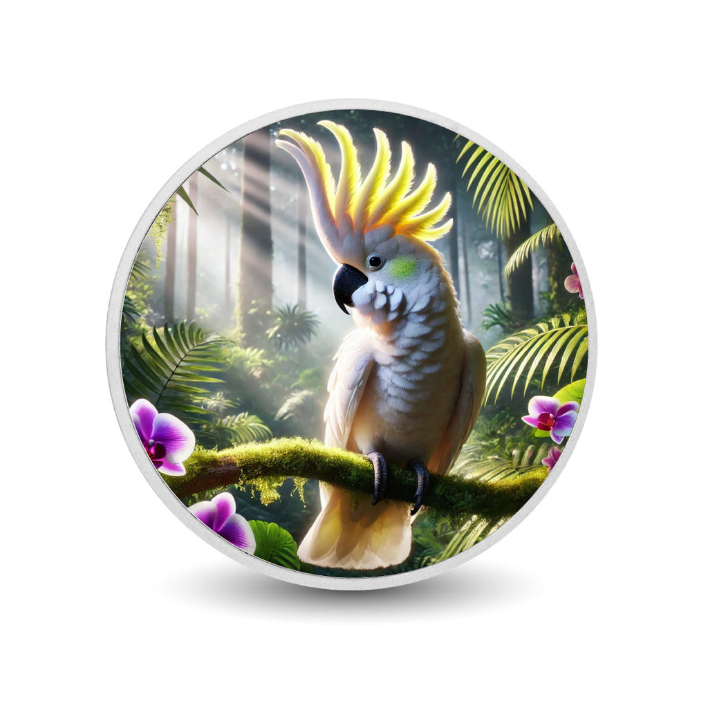 Golden Crest: The Tropical Cockatoo Coin – Arverni Mint