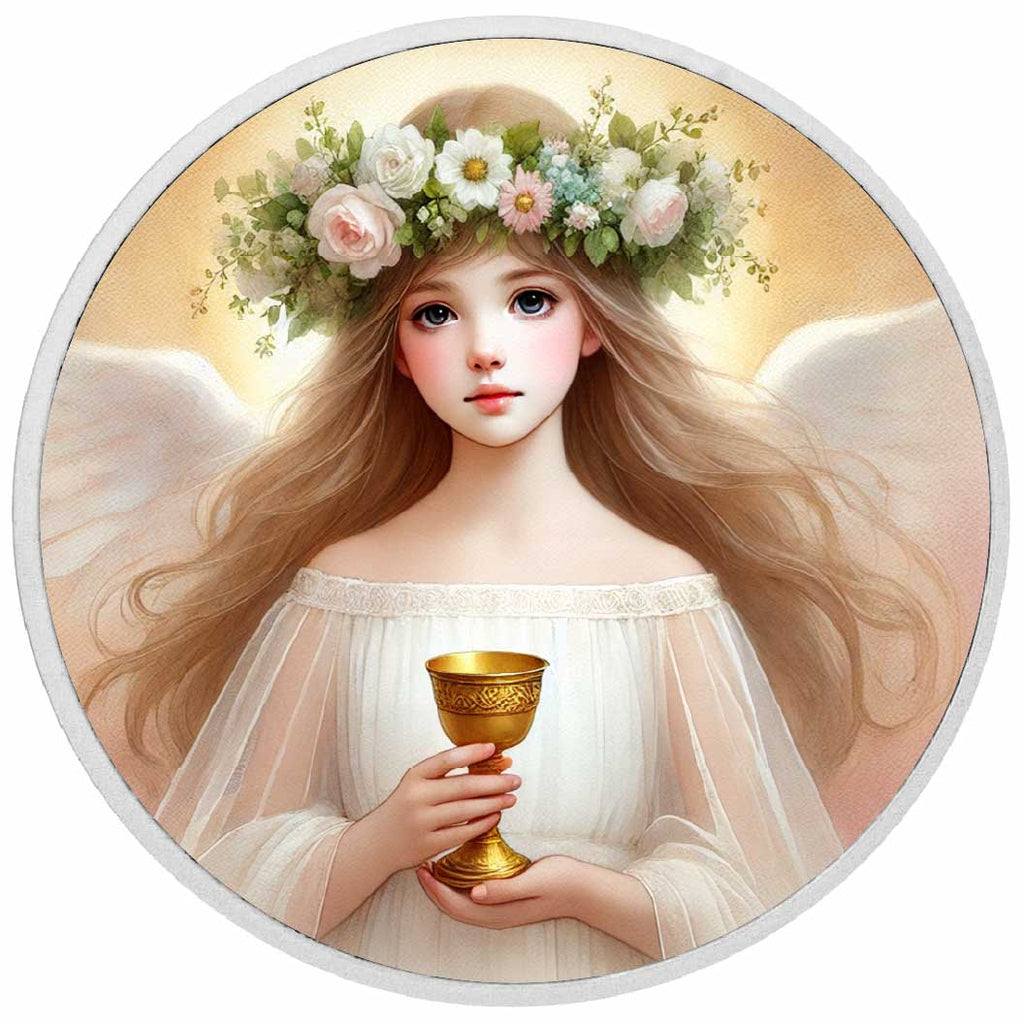 Angel of Grace 1oz Silver Coloured Coin – Arverni Mint
